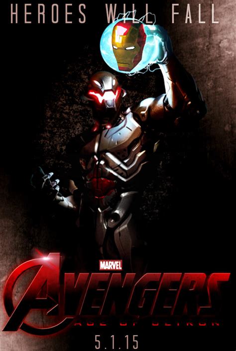 Avengers Age Of Ultron Movie Poster Fan Made By Thedarkrinnegan On