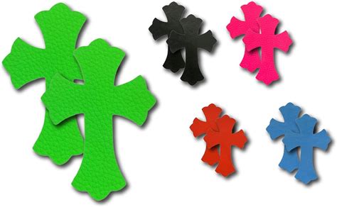 Chrome Hearts Inspired Leather Cross Patches 10pcs Diy