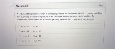 solved question 2 1 pts in hypothesis testing 0 the smaller