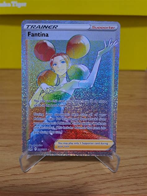 Fantina Rainbow Rare Pokemon Card Hobbies And Toys Toys And Games On