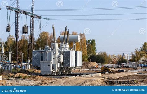 The Outdoor Extra High Voltage Power Transformer A High Voltage Power