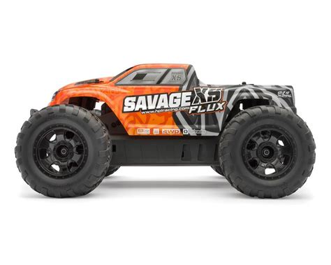 HPI Savage XS Flux GT2-XS 1/10 4WD RTR Brushless Monster Truck ...