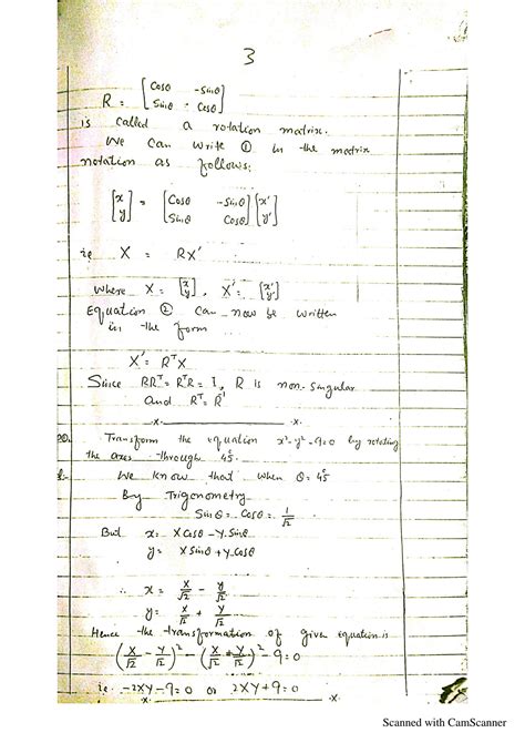 solution two dimensional geometry explained with solved examples