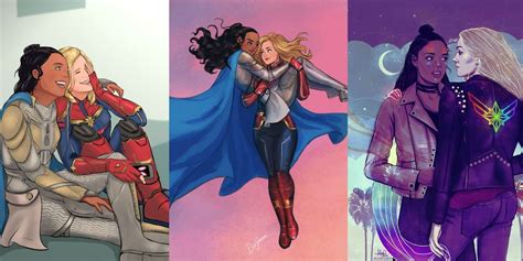 10 Pieces Of Fanart That Prove That Captain Marvel And Valkyrie Should