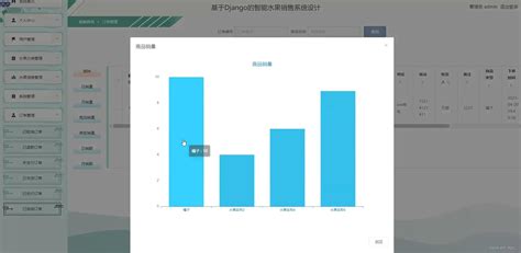 【项目实战】echartspython水果销售系统 Django蔬菜水果商城系统python统计水果订货数量 Csdn博客