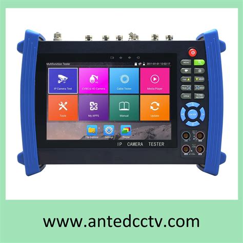 Ahd HD Tvi Cvi Sdi IP Camera Test Monitor All In One CCTV Tester With 7