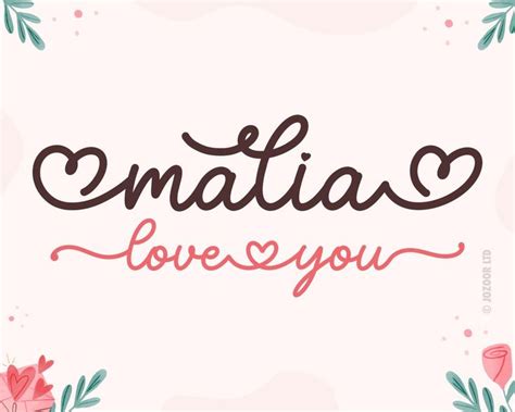 script font font with hearts font with tails heart font wedding