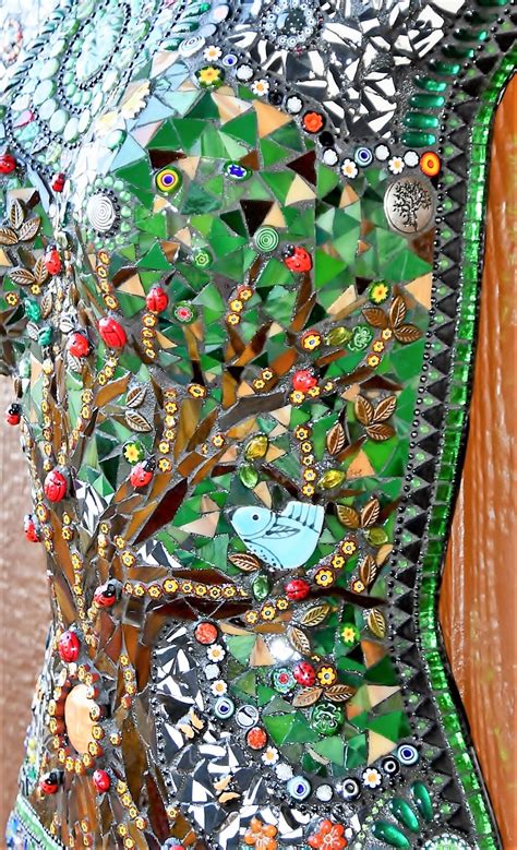 Tree Of Life Mosaic Female Mannequin Torso Etsy