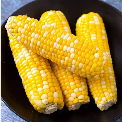 Shc Premium Golden Sweet Corn On The Cob 4pc Jagung Manis Frozen Halal