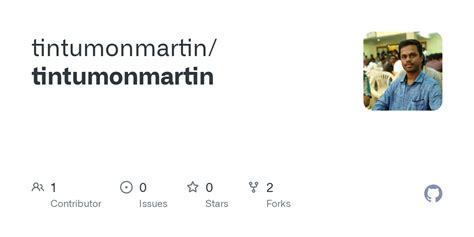 Github Tintumonmartin Tintumonmartin