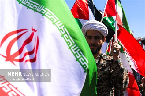 Mehr News Agency تہران میں عالمی یوم قدس کی مناسبت سے عظیم الشان ریلی