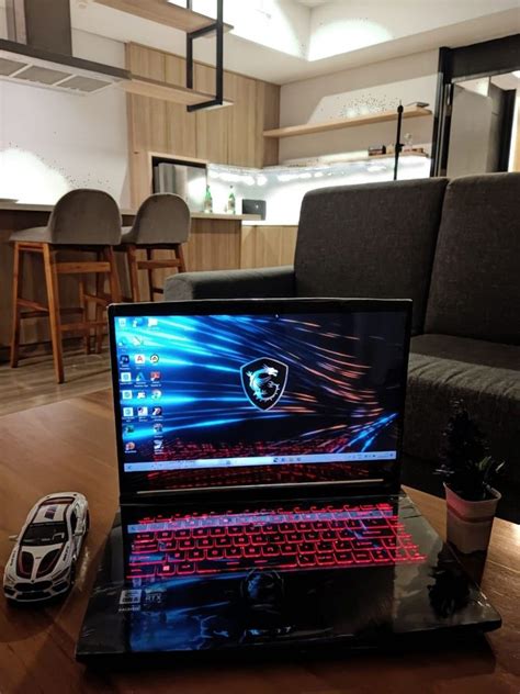 [nvidia Rtx 3050] Laptop Gaming Desain Msi Gf63 Evolve Gen 10 Ram 16gb