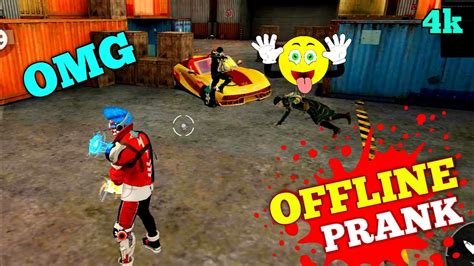 Lone Wolf Offline Prank Real Pro Player😱garena 4k Youtube