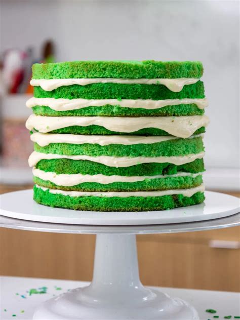 Green Drip Cake Recipe And Tutorial Chelsweets