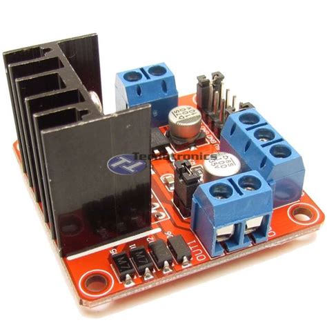 Modulo Ponte H L298N 2 Canais De 2A DC Para Arduino Tecnotronics