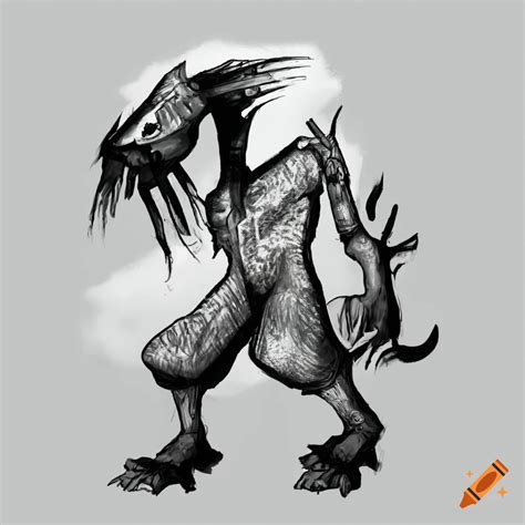 Black And White Character Design In Fullbody View On Craiyon