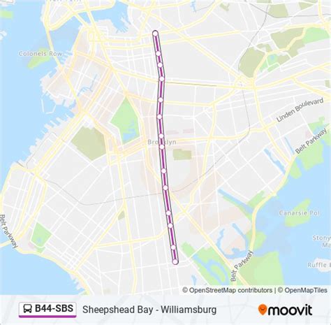 B Sbs Route Schedules Stops Maps Select Bus Avenue U Via Nostrand Updated