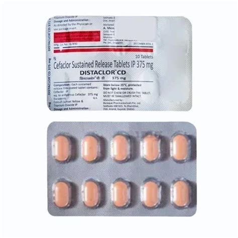 Cefaclor Sustained Release Tablets Strength 750 Mg At ₹ 245 Box In Nagpur