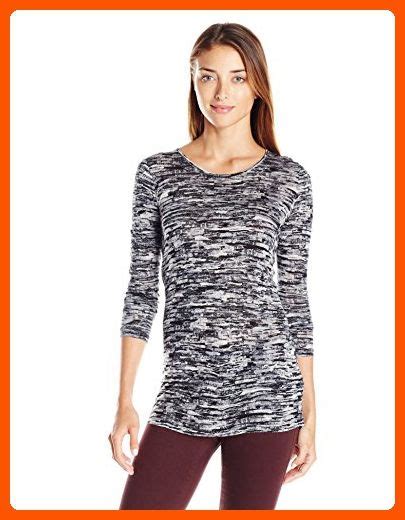 Kensie Women S Snake Skin Long Sleeve Top