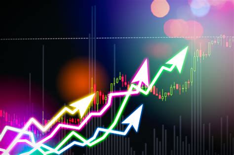 응용 프로그램 인터페이스 보여주는 추상 흐린된 사진 위에 무역 그래프 투자 선물 시장의 비즈니스 그래프와 무역 모니터 주식 통화 거래입니다 주식 브로커 도구입니다 개념에