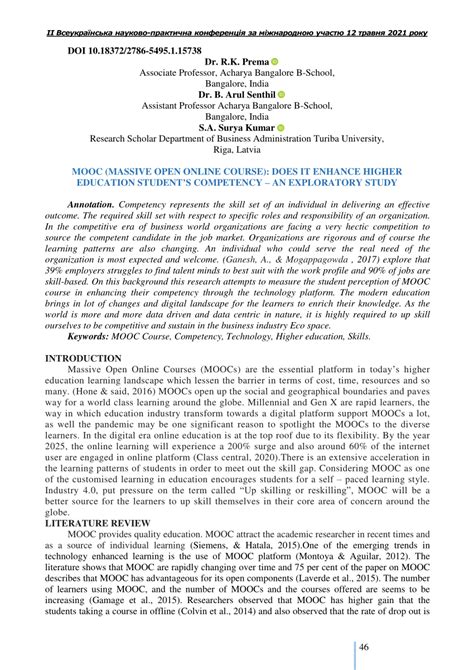 Pdf Mooc Massive Open Online Course Does It Enhance Higher