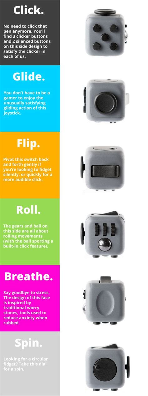 Fidget Cube Size Chart Ponasa