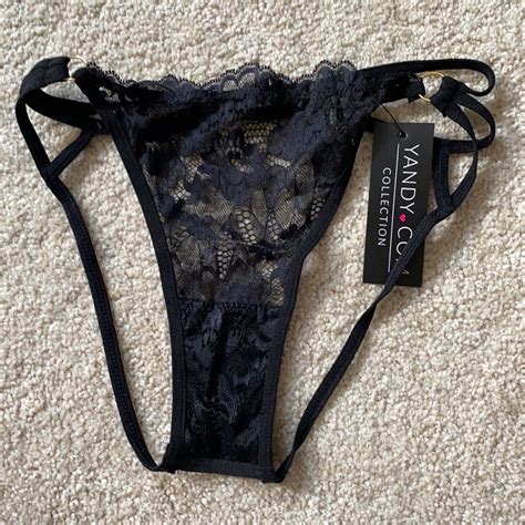 Three Black Yandy Panties Panties Black Lace Panties Lace Panties