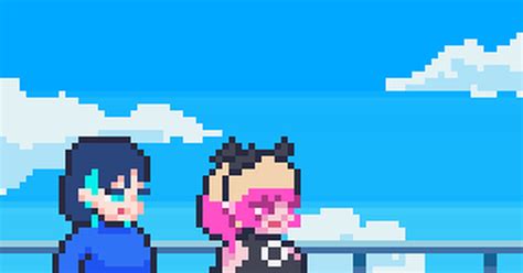 オリジナル オリジナルゲーム制作 主人公と女の子 ドット絵更新中 敷本ホノのイラスト Pixiv