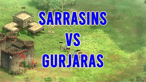 Age Of Empire 2 Sarrasins Vs Gurjaras Youtube