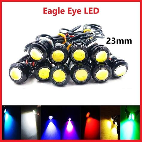 Jual Lampu Led Eagle Eyes Cob 12v 23mm Lampu Mata Elang Drl Led Universal Shopee Indonesia
