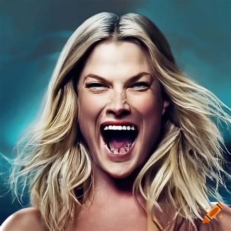 Vegas Bodybuilder Ali Larter As The Heroic Mustang Sally On Craiyon