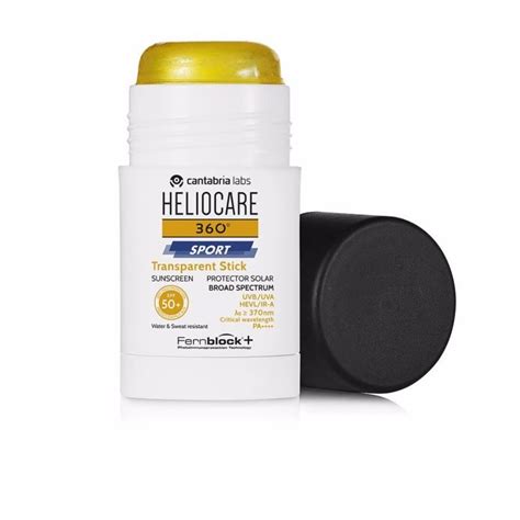 Heliocare 360 Sport Stick Solaire Transparent Spf50 25g