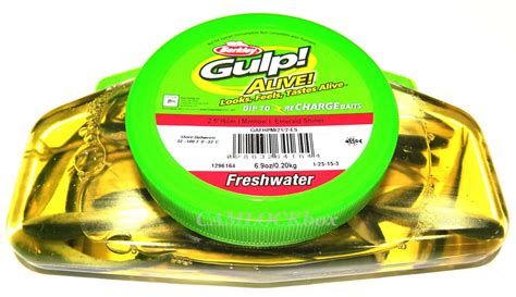 Berkley Gulp Alive ® 2 5 Minnow Emerald Shiner 1 2 Pint Camlockbox