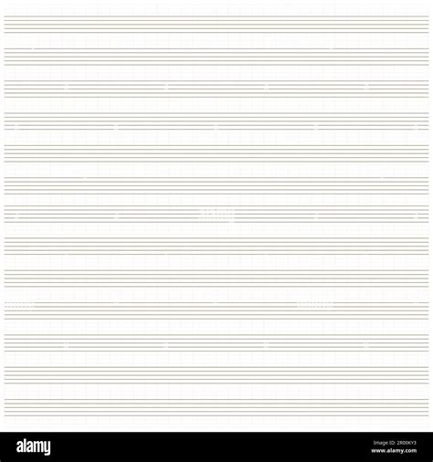 Graph Paper Printable Grid Paper With Stave On A White Background