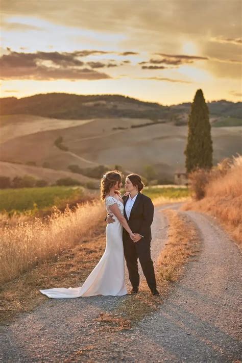 Gorgeous Lesbian Elopement Wedding In Italy