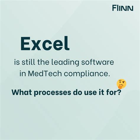 Excel Processoptimization Digitalization Medicaltechnology