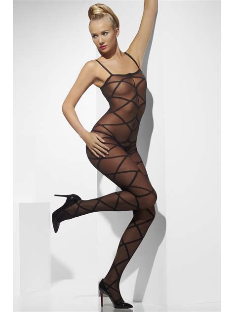 Black Sheer Bodystocking