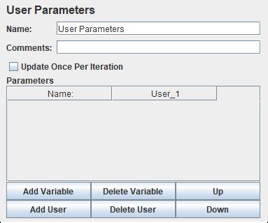 JMeter User Parameters User Parameter PreProcessor Use