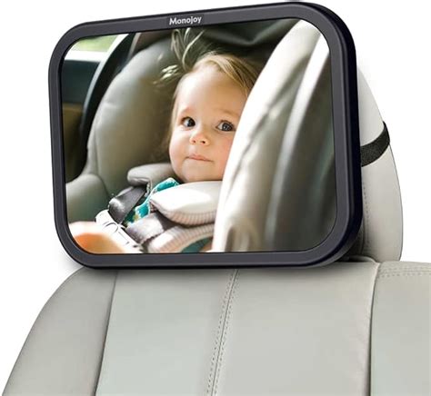 Amazon 𝐌𝐎𝐍𝐎𝐉𝐎𝐘 Baby Car Mirror for Back Seat Baby Car Seat Mirror