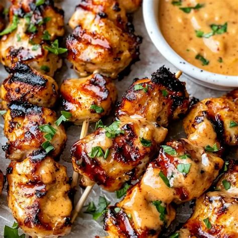 Thai Coconut Chicken Skewers Recipe Gourmet Mastermind
