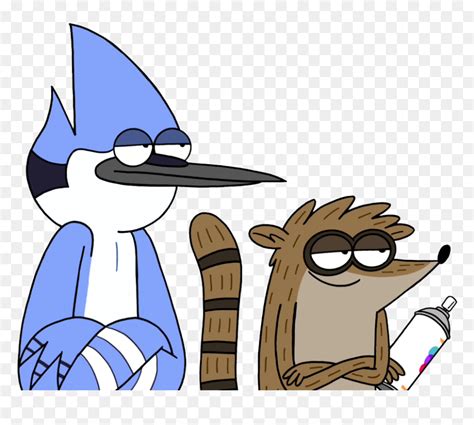 Regular Show Tumblr Famous Cartoon Blue Bird Hd Png Download Vhv