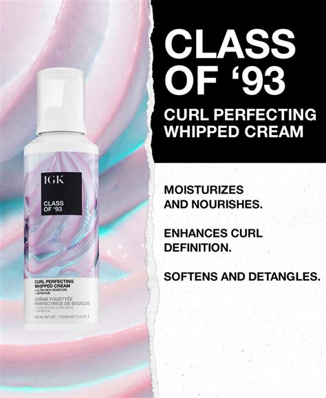 Igk Hair Class Of 93 Curl Perfecting Whipped Cream Macy S