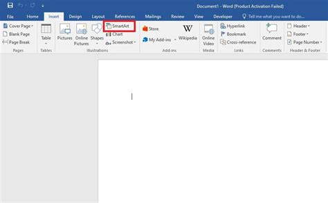 Organizational Chart In Ms Word Using Smartart Geeksforgeeks