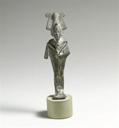 Bronze statuette of Osiris | Egyptian | Late Dynastic-Hellenistic | The Met