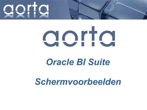 Oracle Discoverer To Obiee Migration By Aorta Ppt