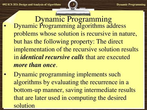 ICS 353: Design and Analysis of Algorithms - ppt download