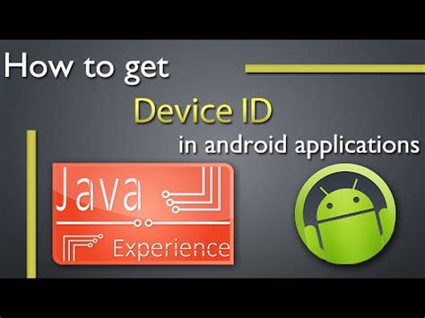 How To Get Android Device ID Using Code YouTube
