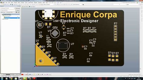 Pcb Business Card Project Part Youtube