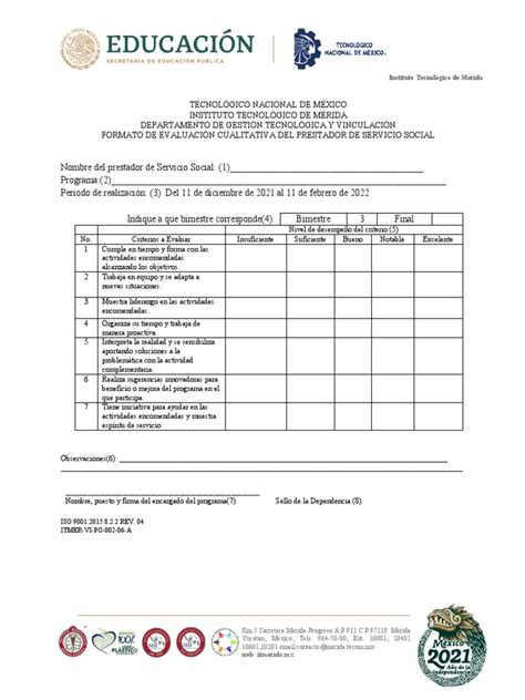 Evaluación Bimestral 3 Pdf México