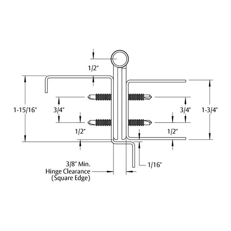 Pemko Hinge Installation Pemko Os Hs Continous Hinge Trademark